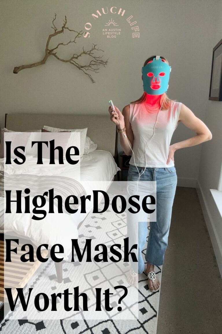 HigherDose Red Light Face Mask Review: Is It Worth It? - So Much Life