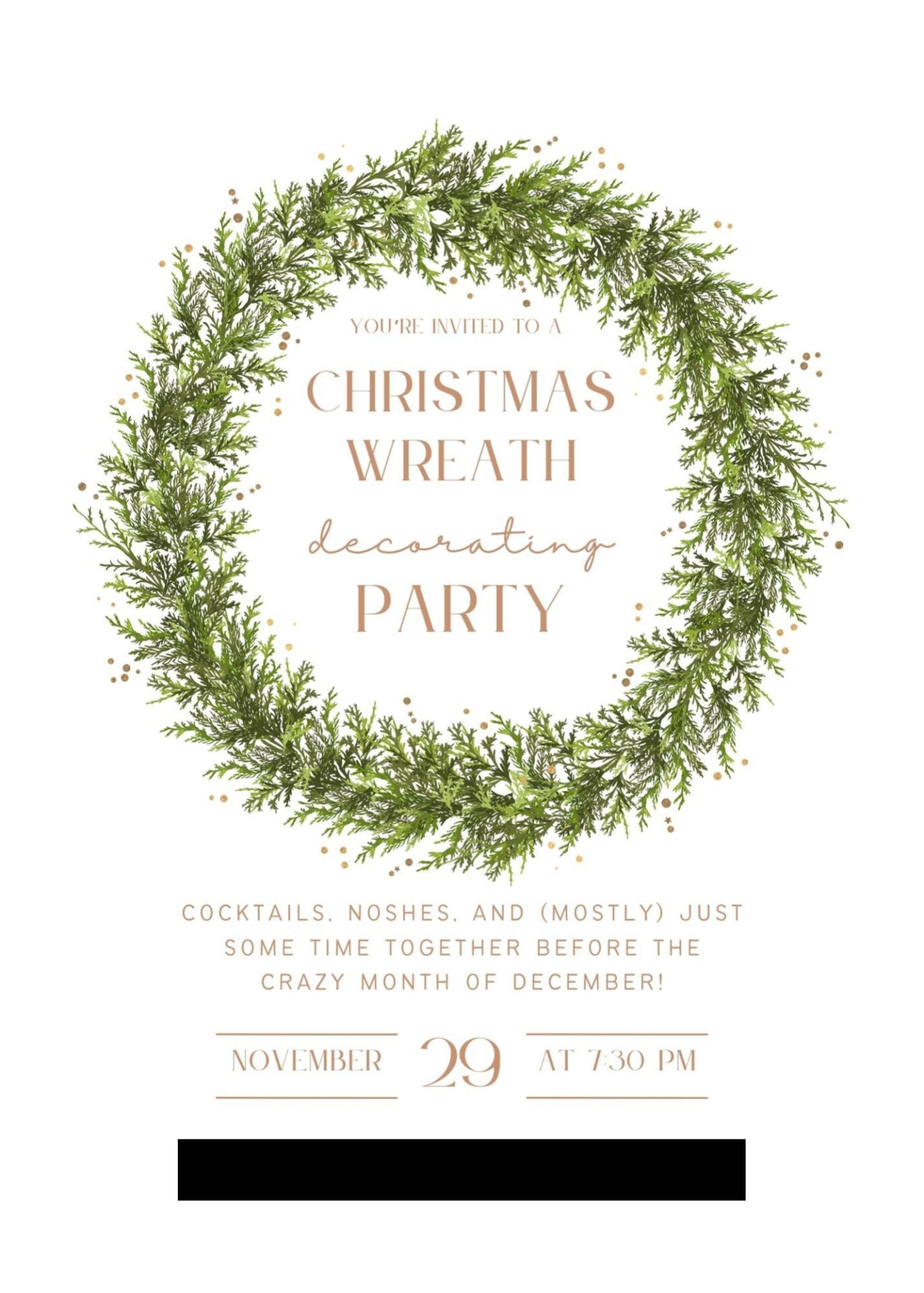 How To Host A Wreath Decorating Party - So Much Life